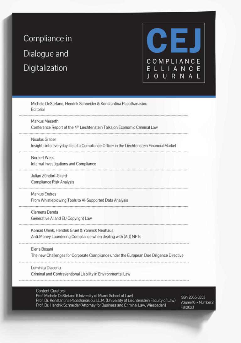 Compliance Elliance Journal (CEJ) – CEJ is an open access e-journal ...